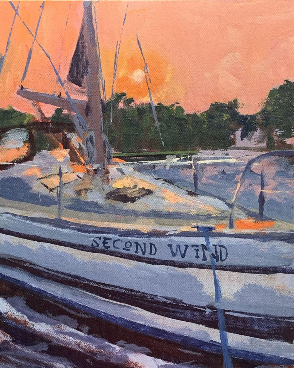 Second Wind, 11" x 14", acrylic on canvas – Hal Wilke Art